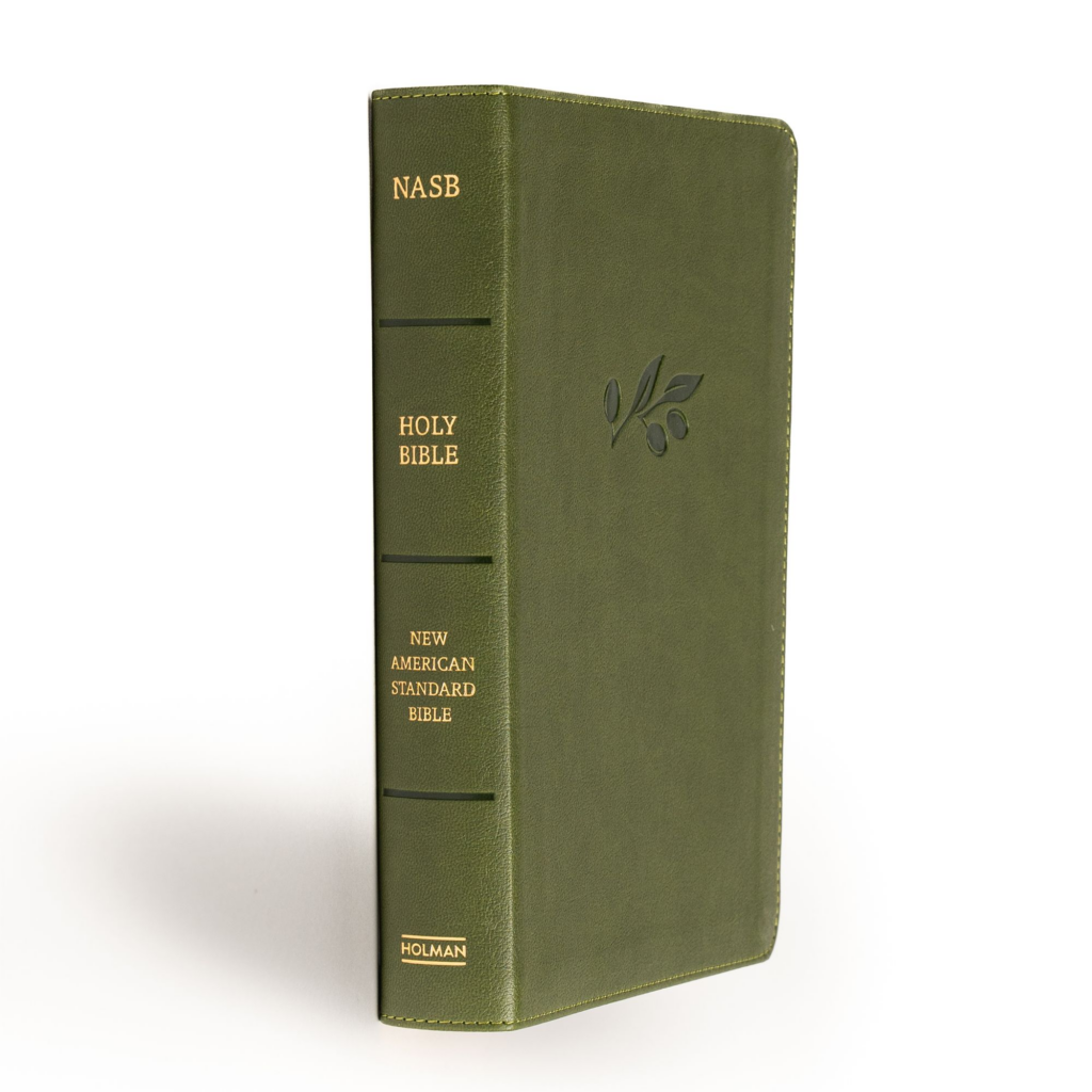 NASB Large Print Personal Size Reference Bible (Olive, LeatherTouch) by ...