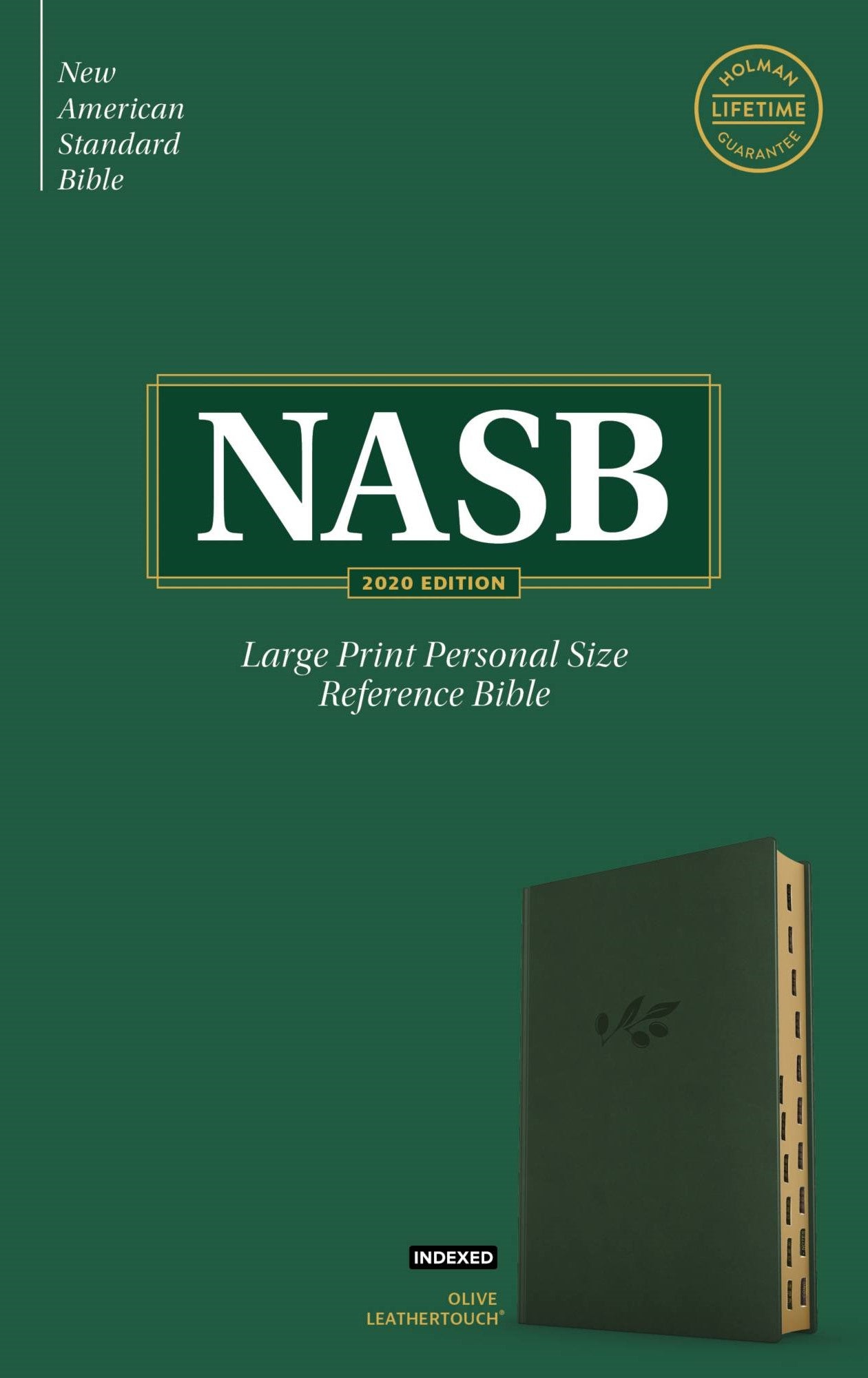 NASB Large Print Personal Size Reference Bible (Olive, LeatherTouch ...