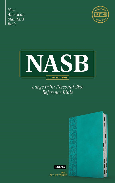 NASB Large Print Personal Size Reference Bible (Teal, LeatherTouch ...