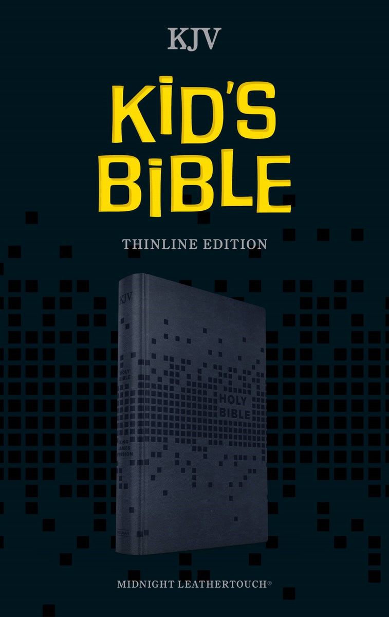 KJV Kids Bible, Thinline Edition (Midnight Blue, LeatherTouch) by Bible