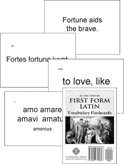 First Form Latin Vocabulary Flashcards, Second Edition
