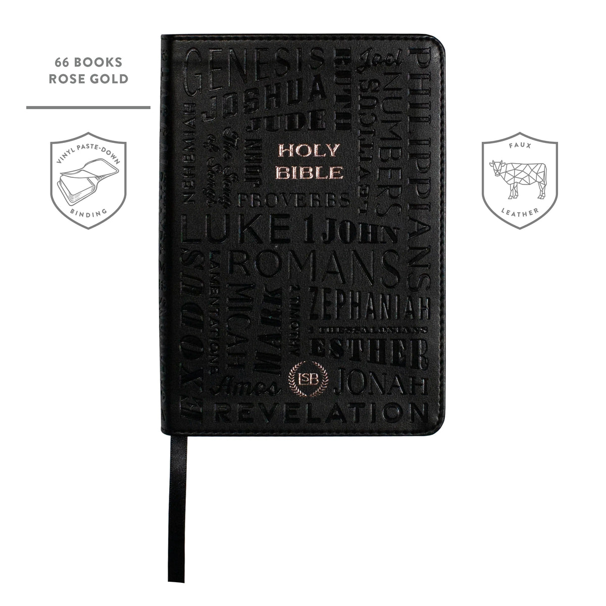 LSB Compact Edition (Paste-Down Faux Leather, Black 66 Books – Rose ...