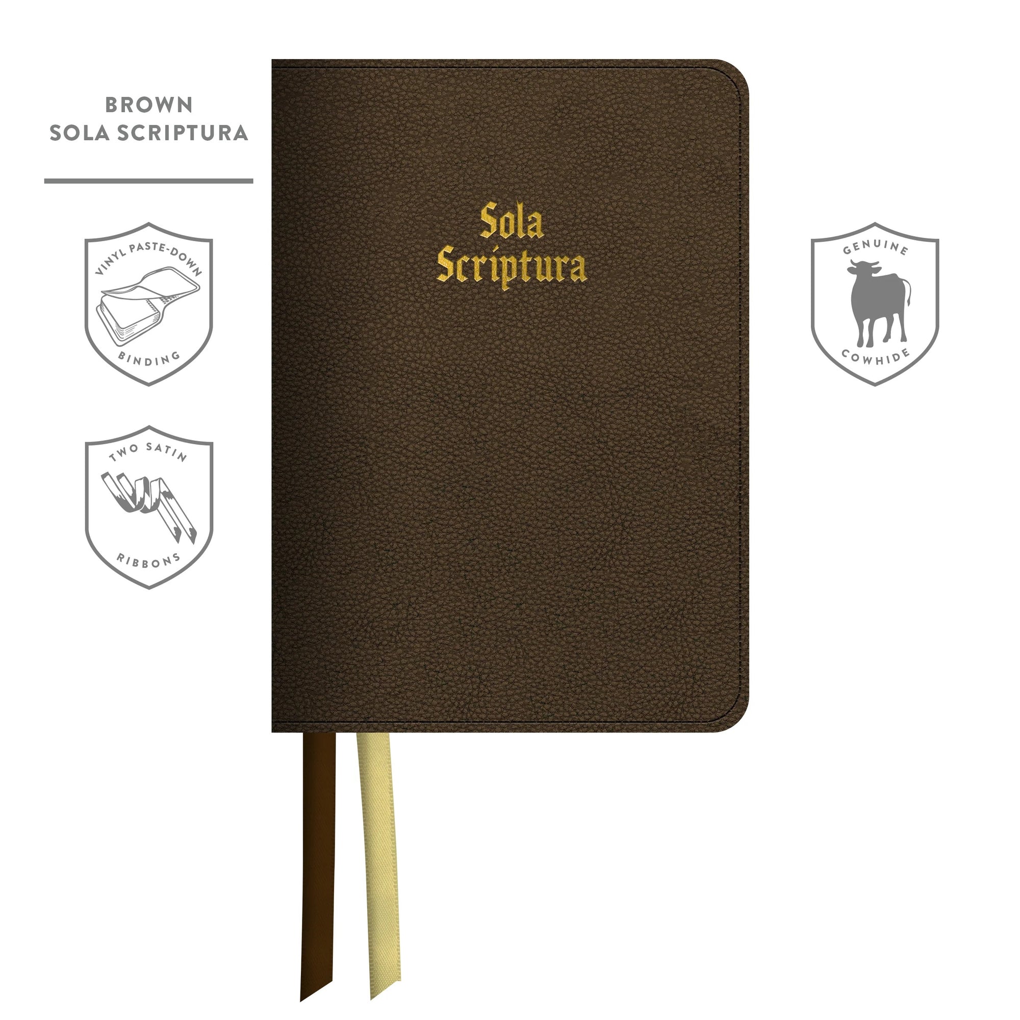 LSB Portable Paragraph Reference Red Letter (Paste-Down Cowhide, Brown