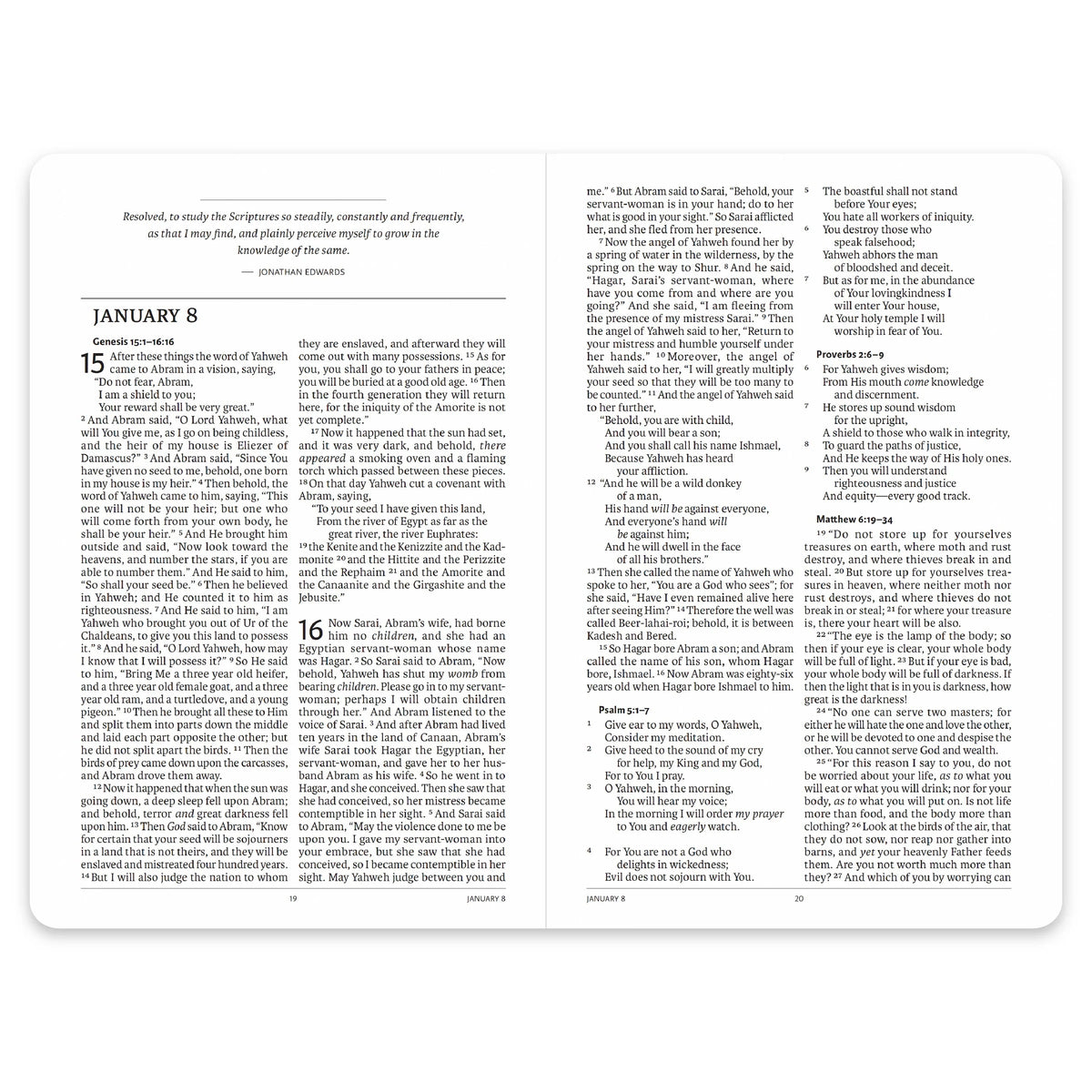 LSB Daily Reading Bible (Softcover) by Bible