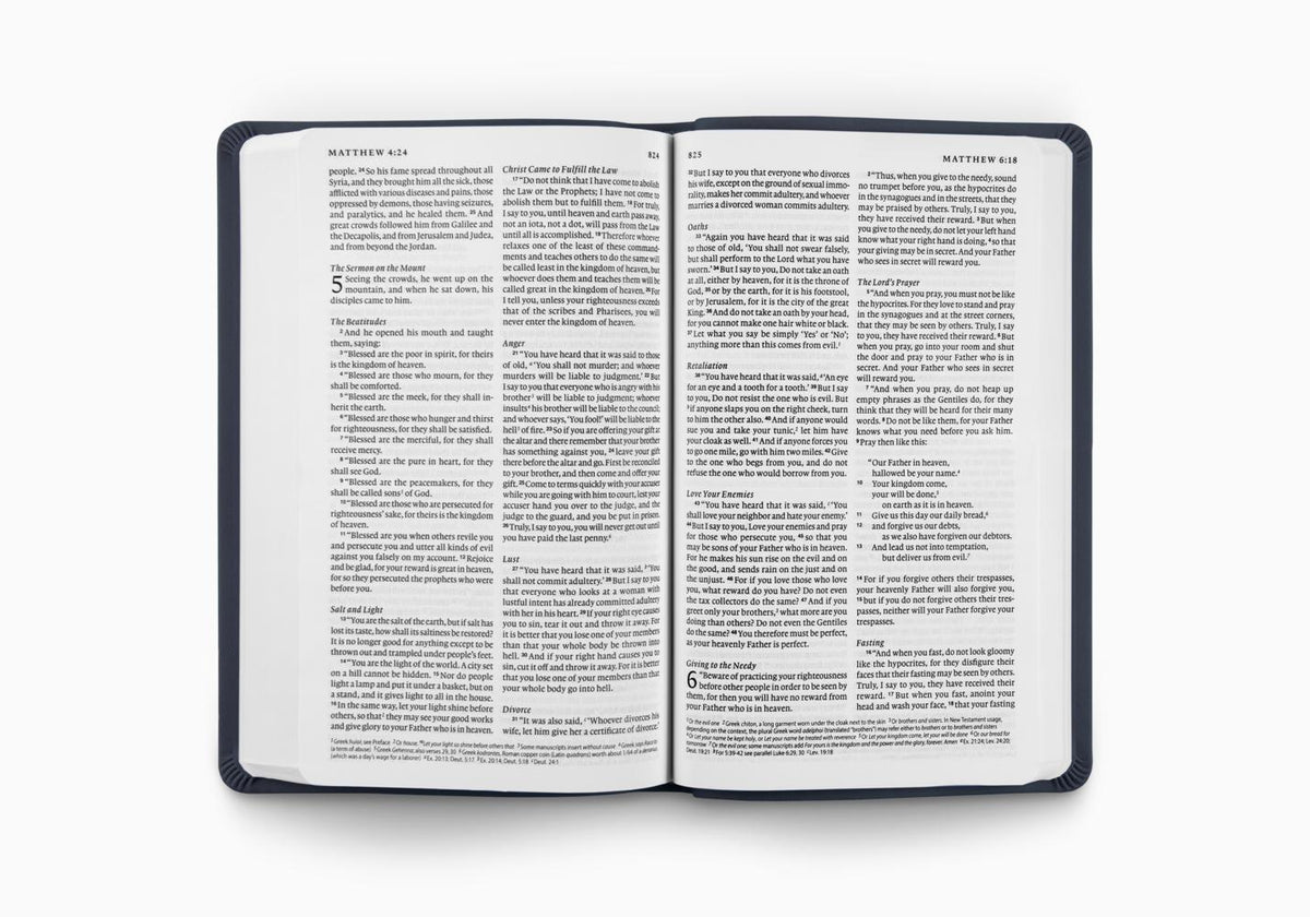ESV Premium Gift Bible (TruTone, Navy, Mosaic Cross Design) by ESV