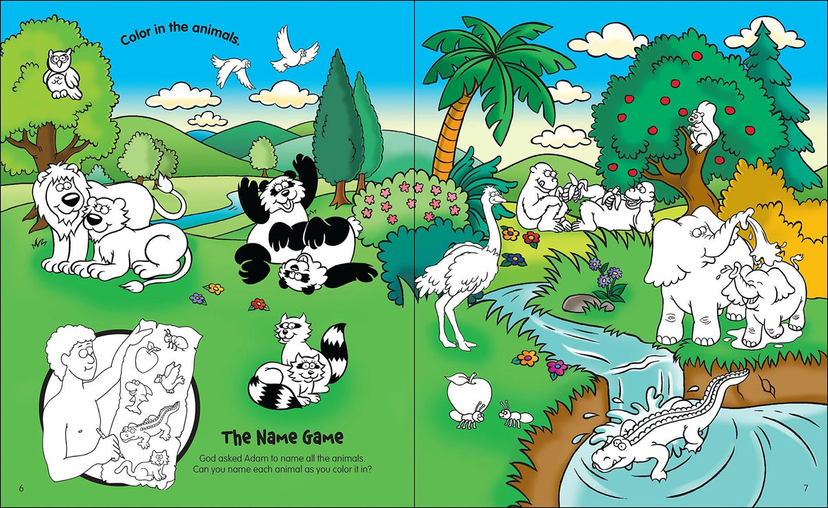The Beginner's Bible: Wild About Creation Sticker and Activity Book by ...
