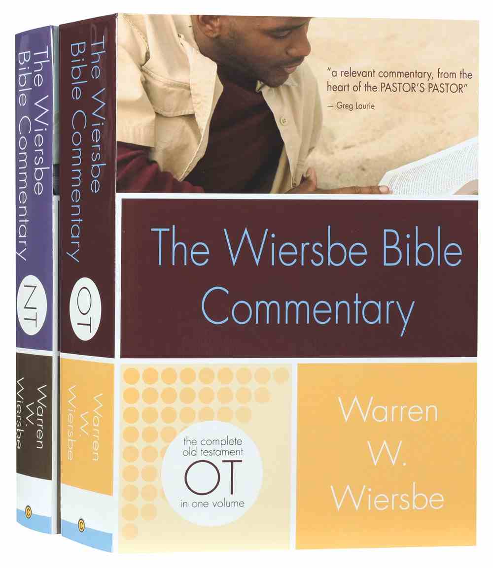 Wiersbe Bible Commentary 2 Vol Set by Wiersbe, Warren