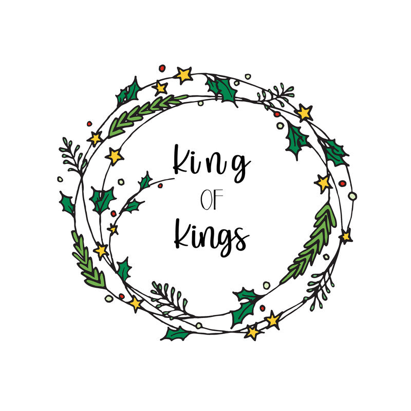 King of Kings - Wreath - Christmas Cards (6kingkings)