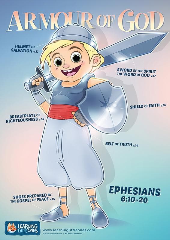 Armour of God A3 Poster by Davis, Ben R (BD01)